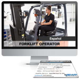 Mobile Elevating Work Platform Training - ANSI and CSA Compliant